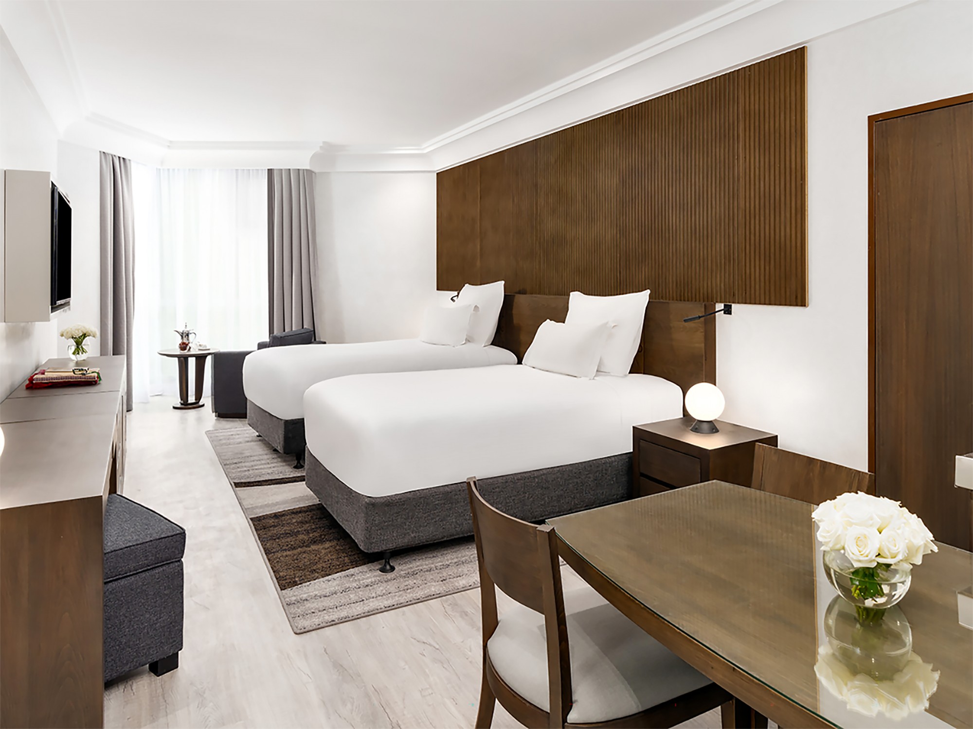 Pullman ZamZam Makkah - DELUXE ROOM, 2 Single Size Beds, Partial Kaaba View